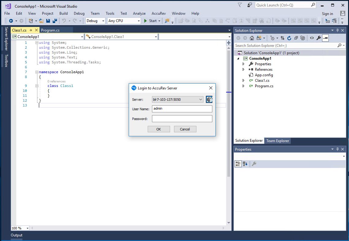 AccuRev Visual Studio Plugin - Visual Studio Marketplace